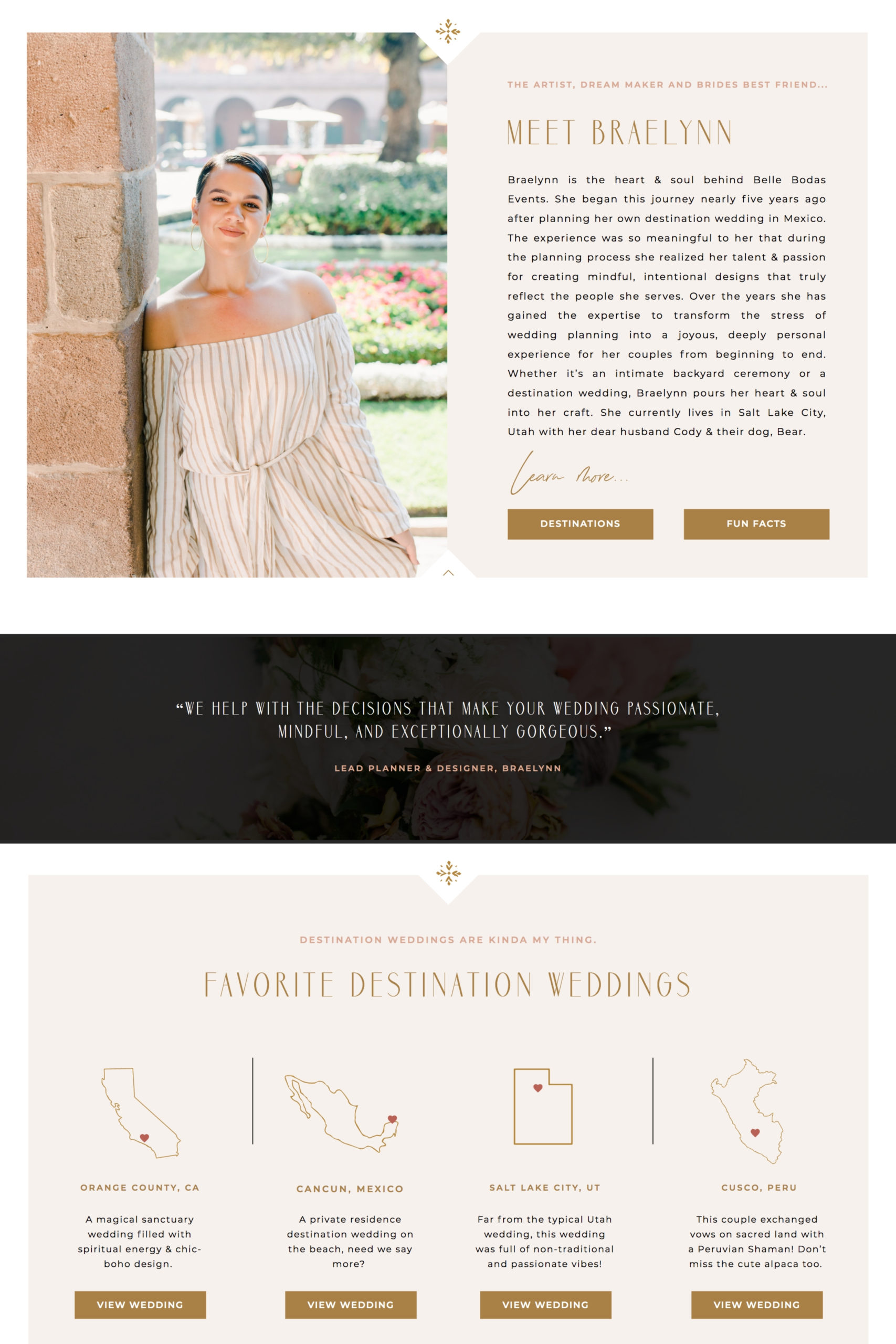 Creative about page examples and 3 tips for inspiration - Foil & Ink